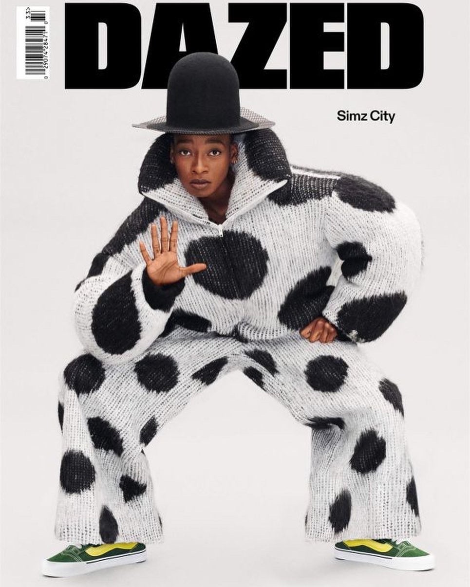 DAZED BEYOND BORDERS A23 ISSUE LITTLE SIMZ COVER | YARD OUTERNATIONAL